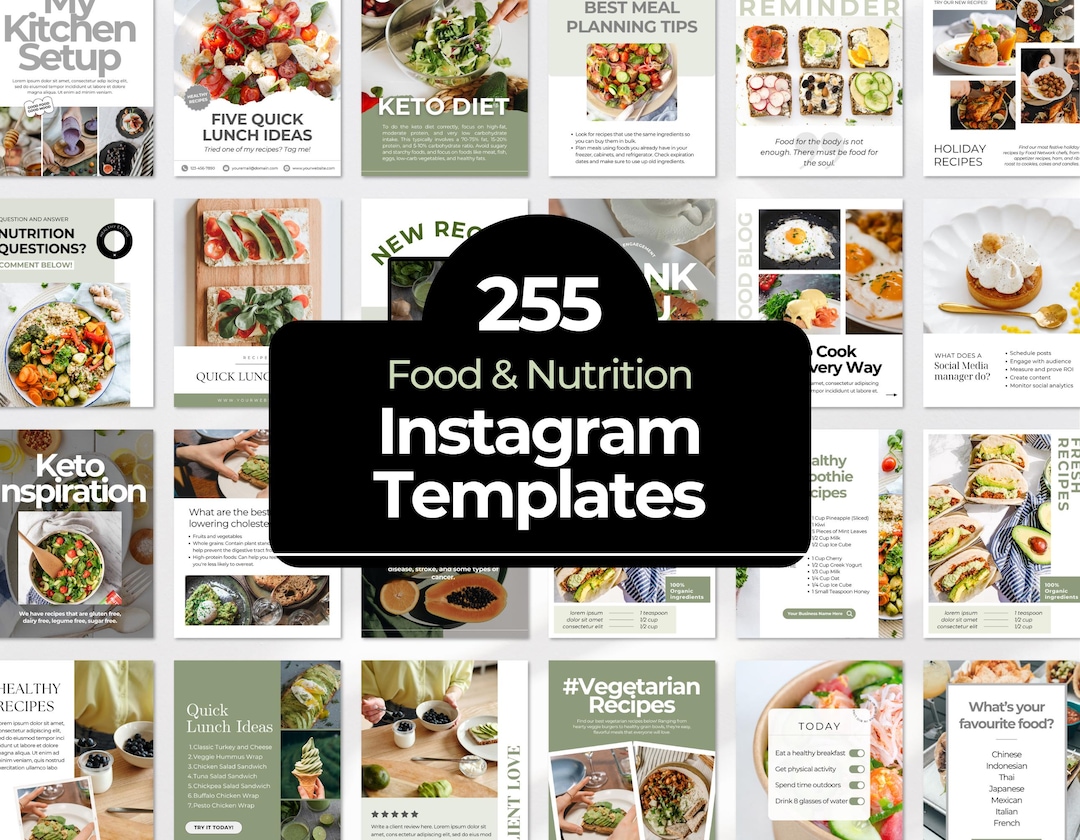 Food Instagram Posts| Healthy Eating Recipe Branding| Dietician ...