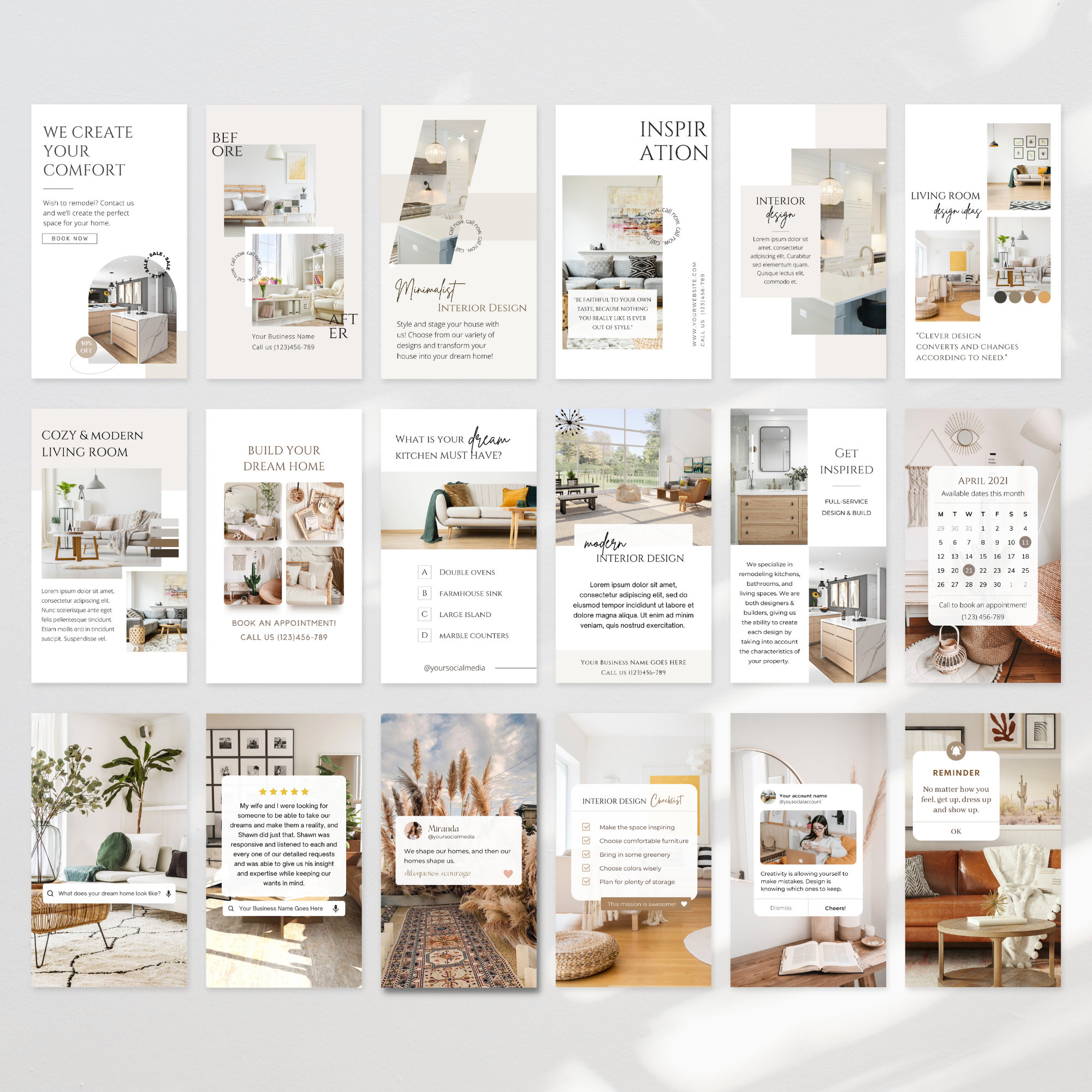 Interior Design Instagram Story Template Interior Design IG - Etsy
