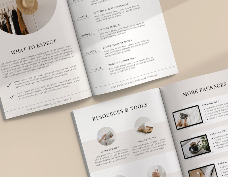 Client Welcome Packet Template |new Client Service Guide | Virtual ...