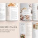 Cookbook Template Recipe Book Template Cook Book Template - Etsy
