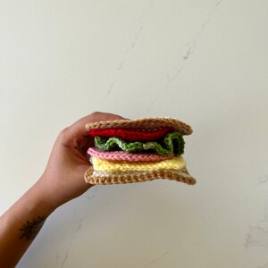 Crochet Sandwich Coaster Set Set of 6 Coasters - Etsy