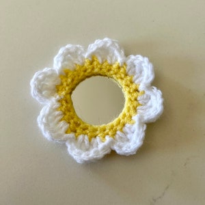 Crochet Mirror Stickers - Adhesive Acrylic Mirrors With Cute Crochet ...