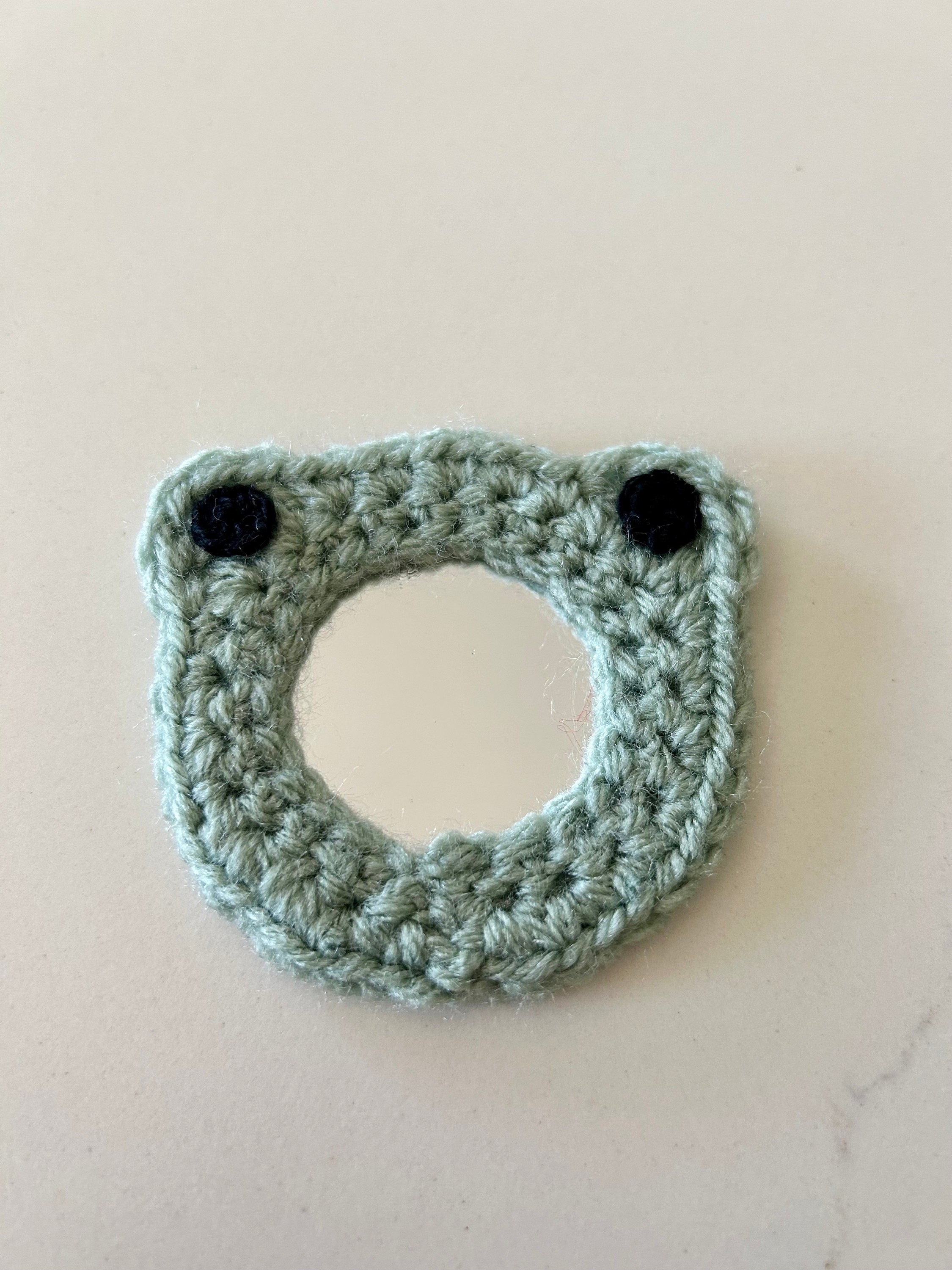 Crochet Mirror Stickers - Adhesive Acrylic Mirrors With Cute Crochet ...