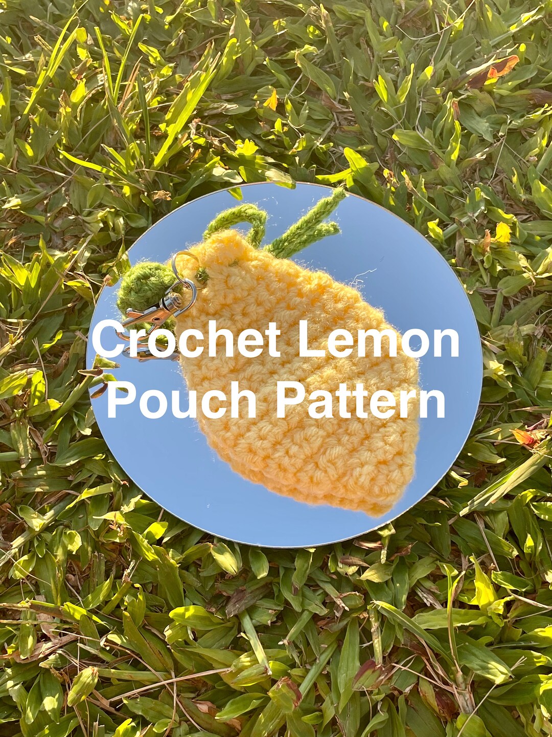 Crochet Lemon Pouch PDF Pattern for Beginners - Written Pattern Only, Not a Finished Product - Etsy
