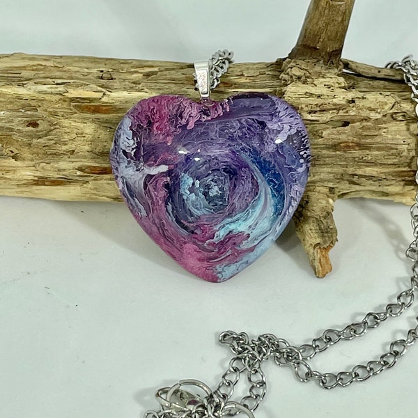 Resin Heart - Etsy