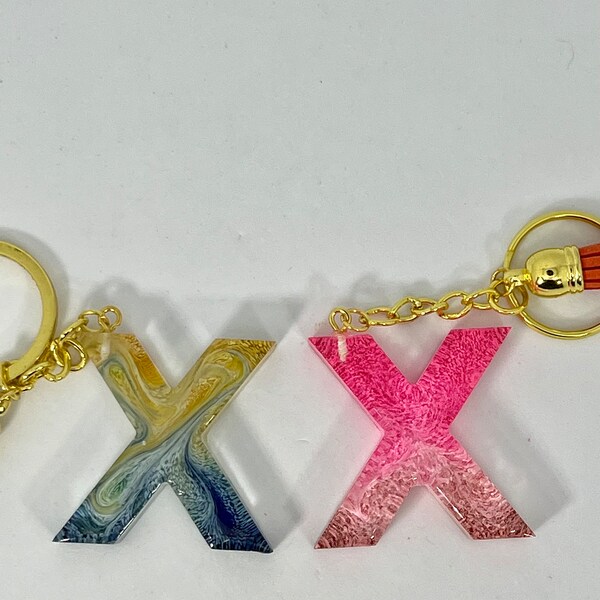 Alcohol Ink Keychain - Etsy