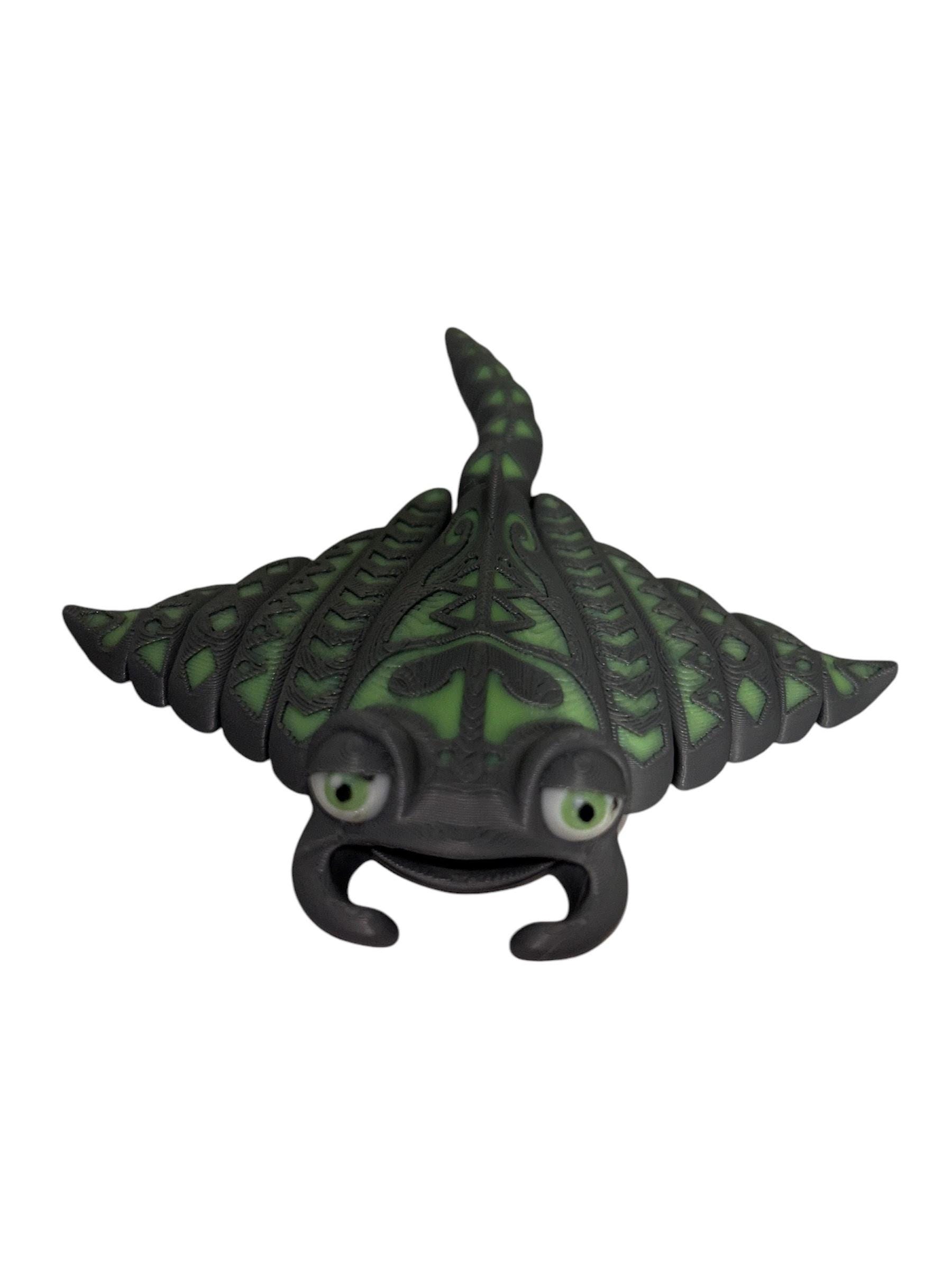 Manta Ray 3D Printed Articulated Great Gift Decor Desk Friend Sensory ...