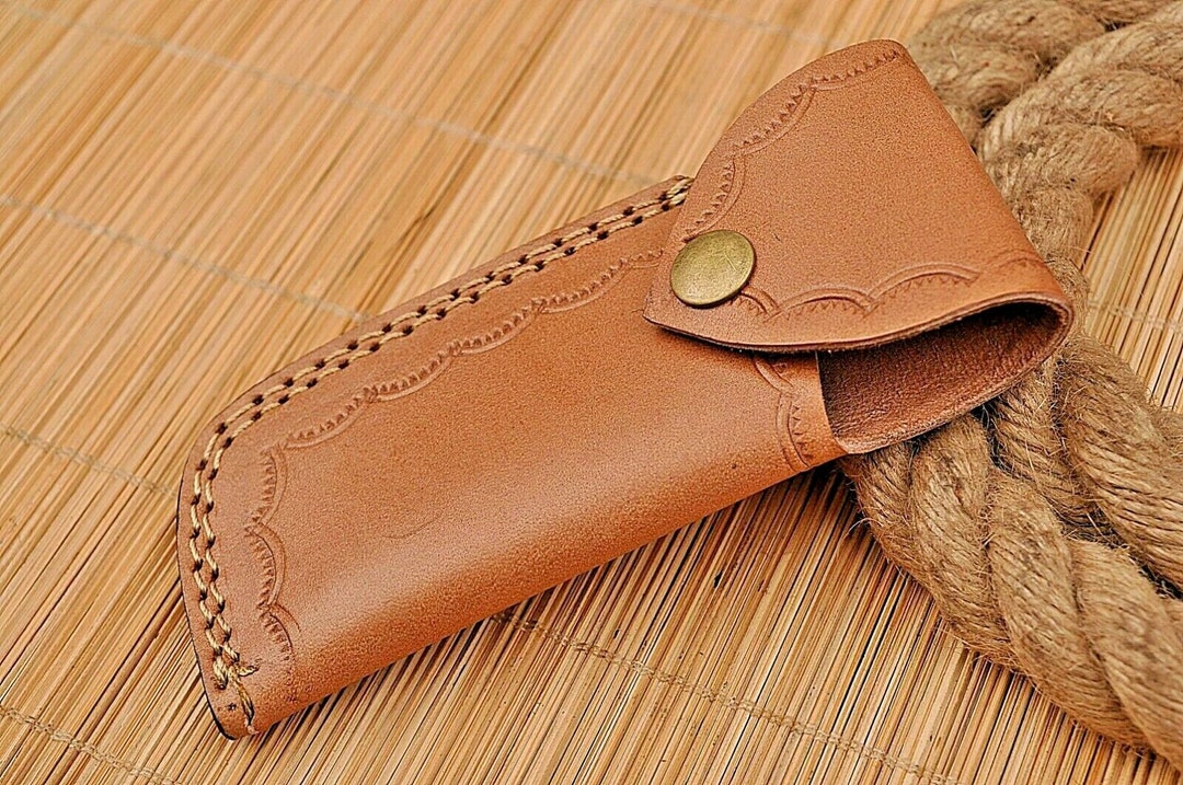 Knife Cover, Leather Sheath Cover 5 Inches Knife, Folding Blade Knife ...