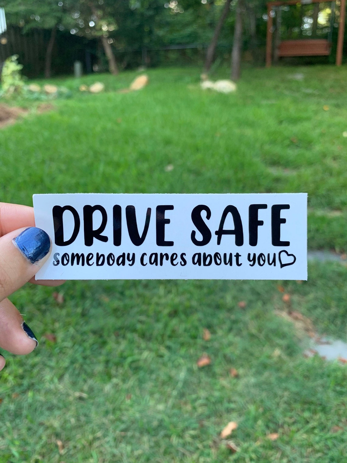 Drive Safe Car Decal Car Sticker Mirror Sticker Vinyl | Etsy