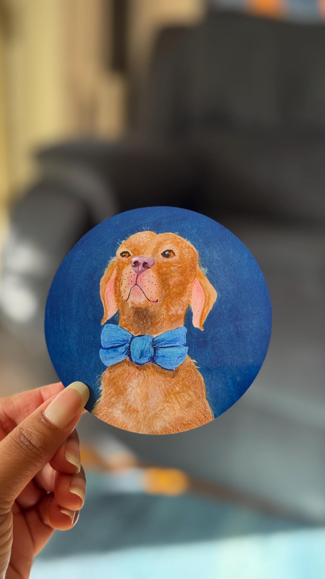 Sir Barks-a-lot MDF Coaster, Adorable and Durable Coaster for Dog ...