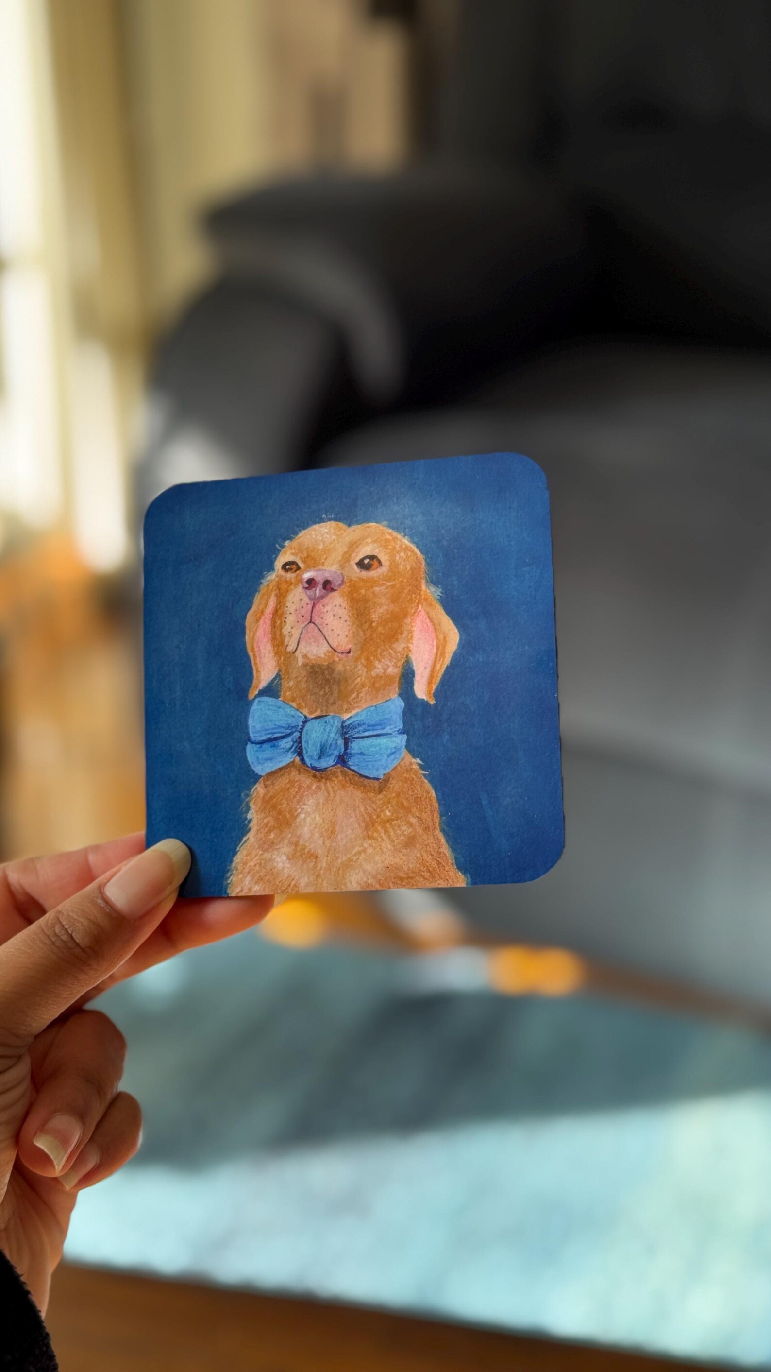 Sir Barks-a-lot MDF Coaster, Adorable and Durable Coaster for Dog ...