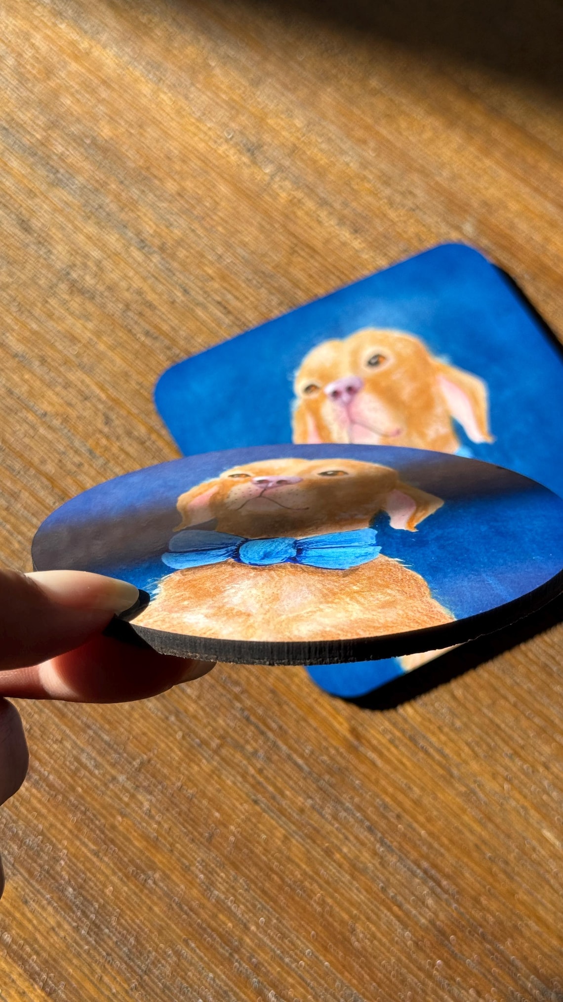 Sir Barks-a-lot MDF Coaster, Adorable and Durable Coaster for Dog ...