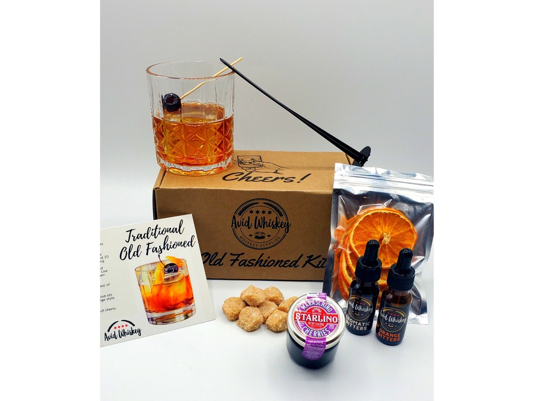 Old Fashioned Cocktail Kit - Avid Whiskey - Etsy
