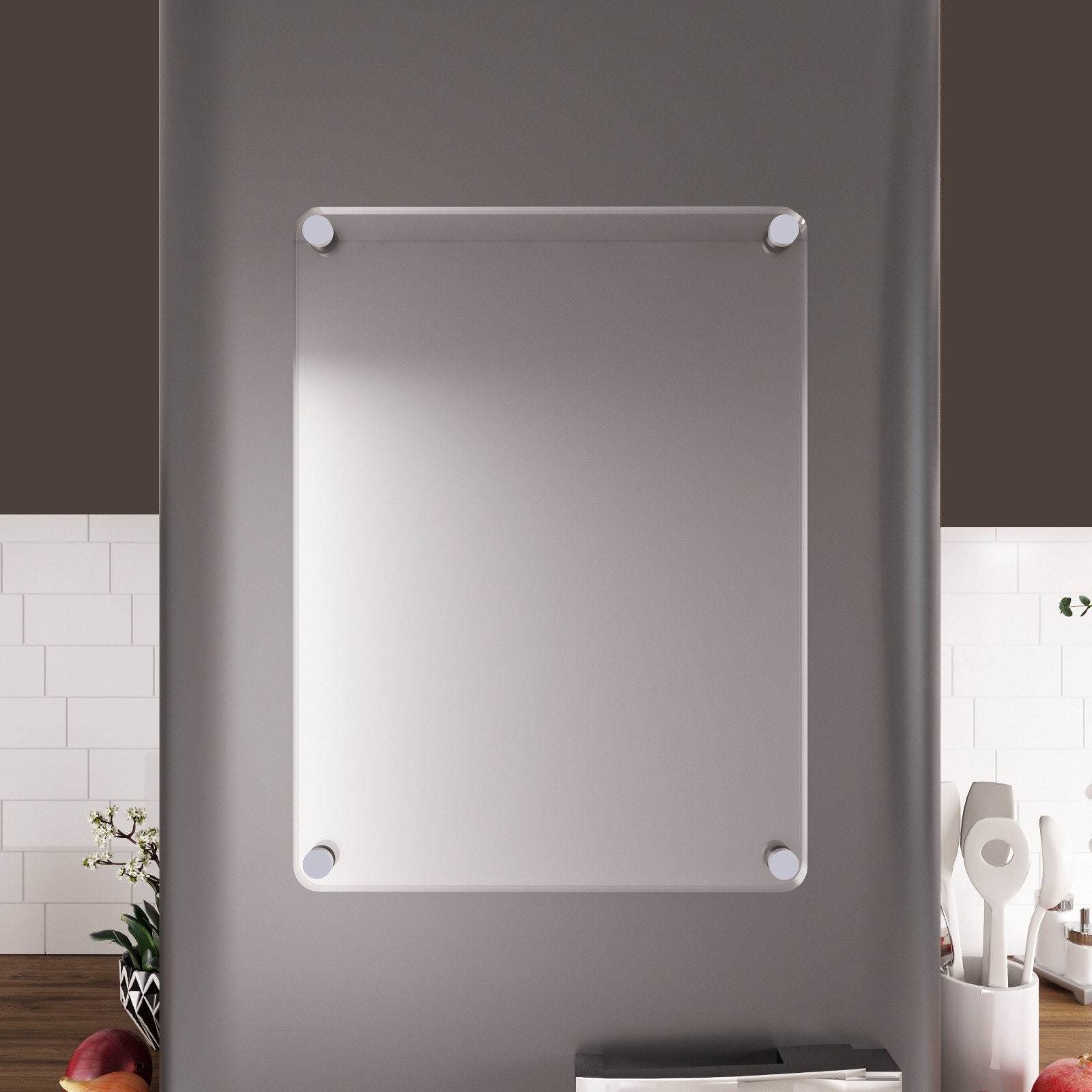 Blank Magnetic Acrylic Note Board Magnetic Note Board Blank - Etsy