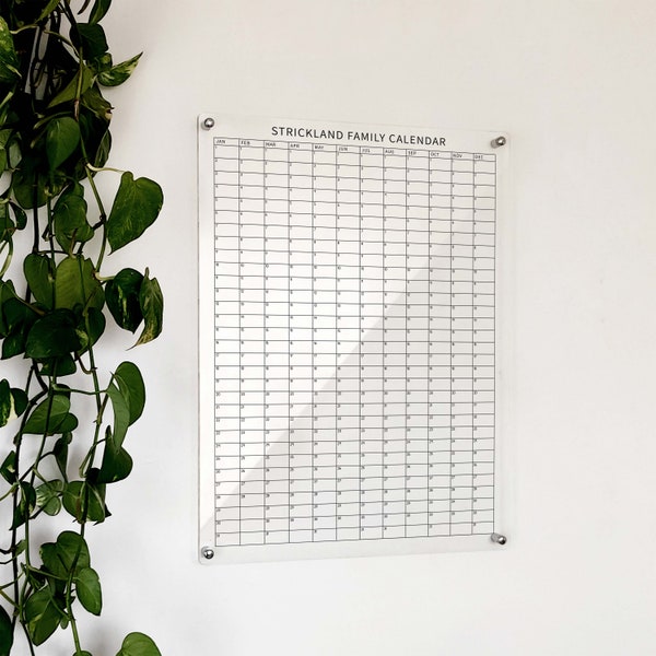 Reusable Calendar - Etsy
