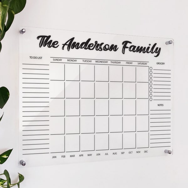 Extra Large Wall Calendar - Etsy