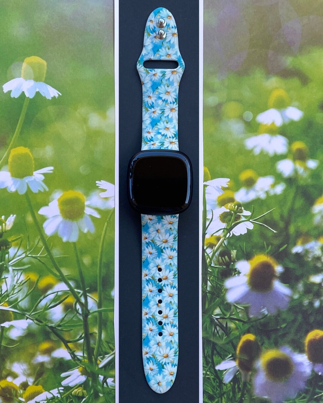 Daisy Flower Fitbit Versa 3,4/fitbit Versa Sense S/L Silicone Cute ...