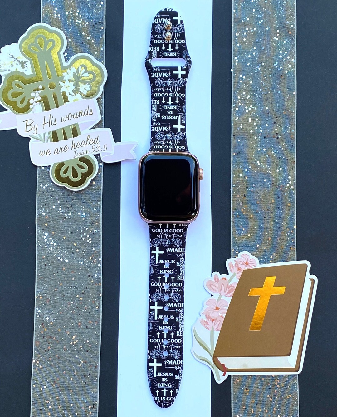 Cross Watch Band 38mm 40mm 41mm 42mm 44mm 45mm S/M M/L Series 1,2,3,4,5 ...