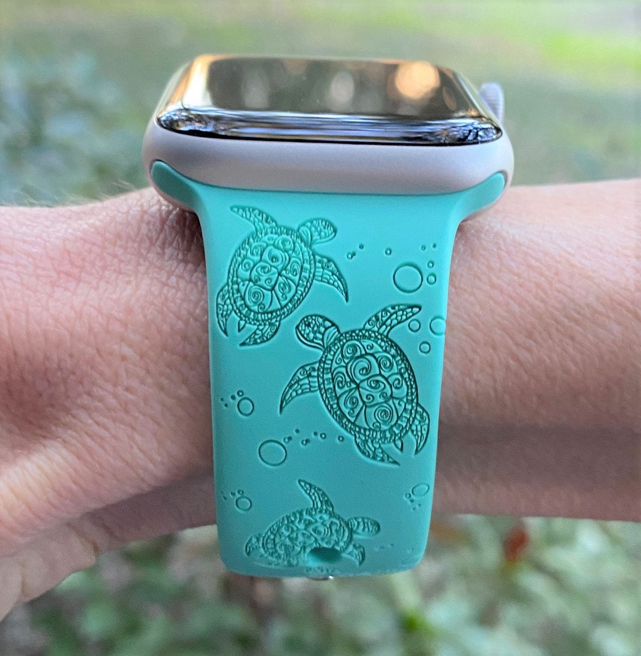 Turtles Watch Band 38mm 40mm 41mm 42mm 44mm 45mm S/M M/L Series 1,2,3,4 ...