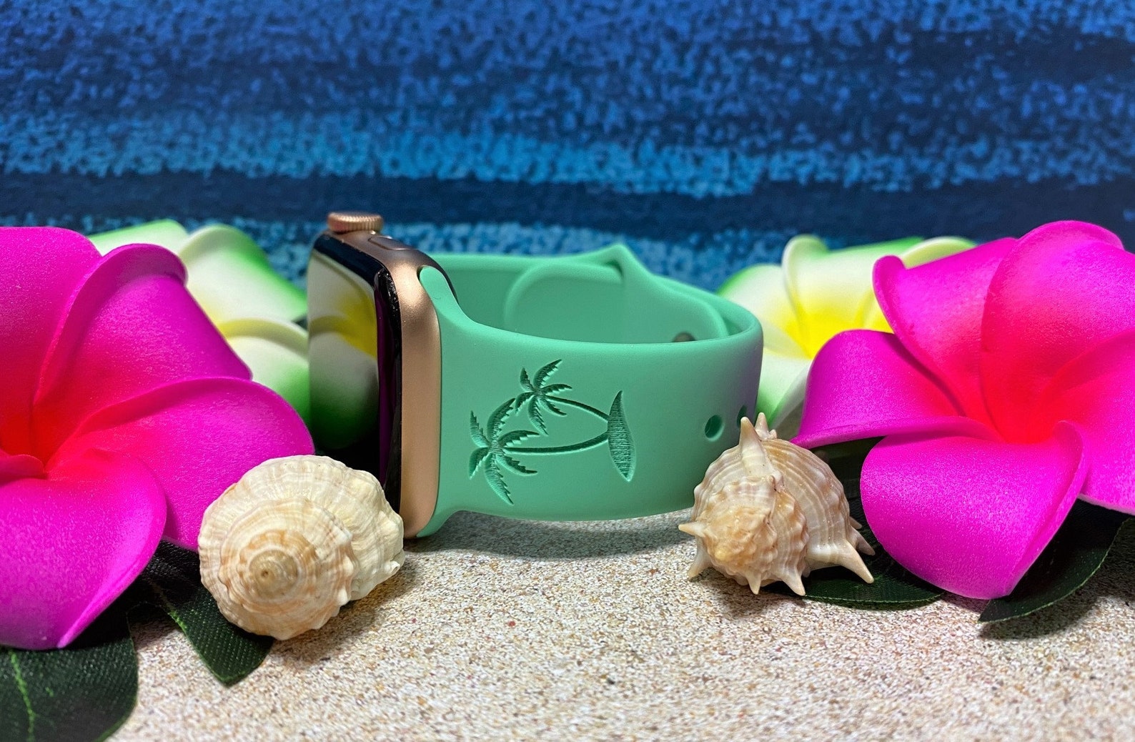 Palm Tree Watch Band 38mm 40mm 41mm 42mm 44mm 45mm S/M M/L - Etsy