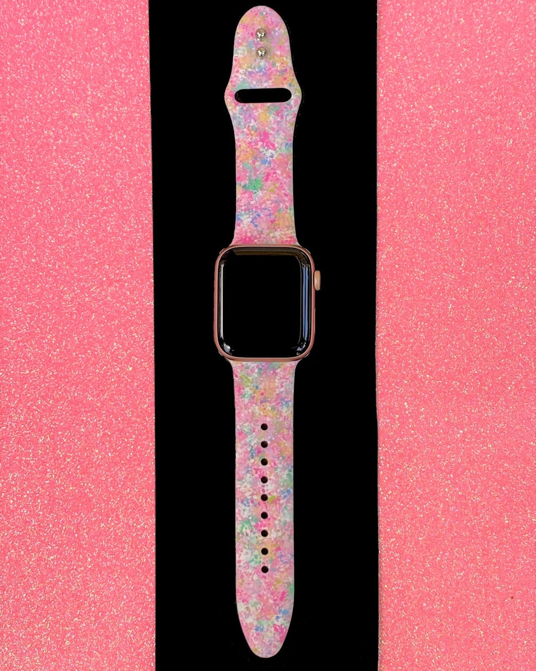 Pastel Splatter Watch Band 38mm 40mm 41mm 42mm 44mm 45mm S/M M/L Series ...