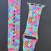 Flower Field Watch Band 38mm 40mm 41mm 42mm 44mm 45mm S/M M/L Series 1 ...