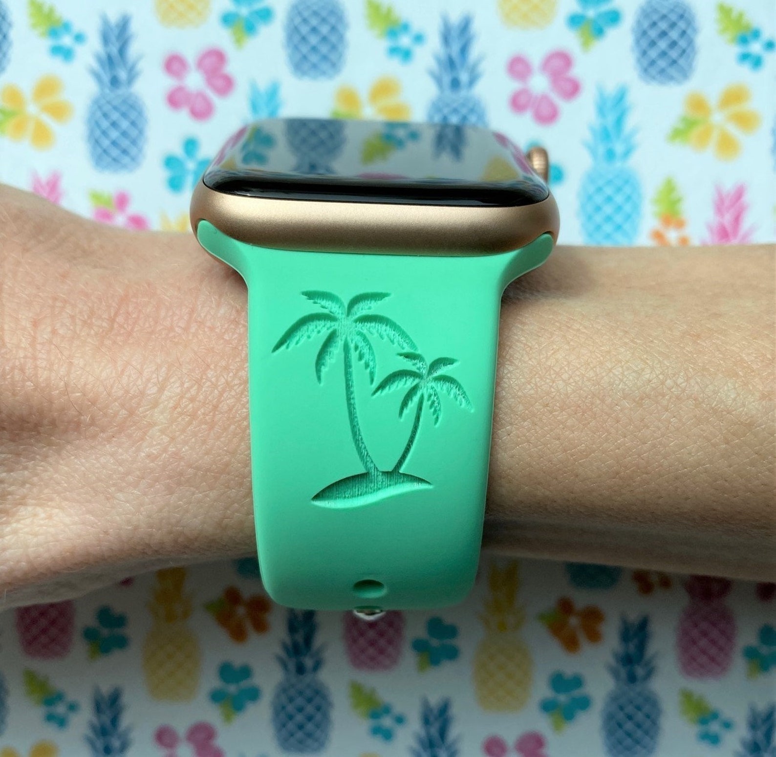 Palm Tree Watch Band 38mm 40mm 41mm 42mm 44mm 45mm S/M M/L - Etsy