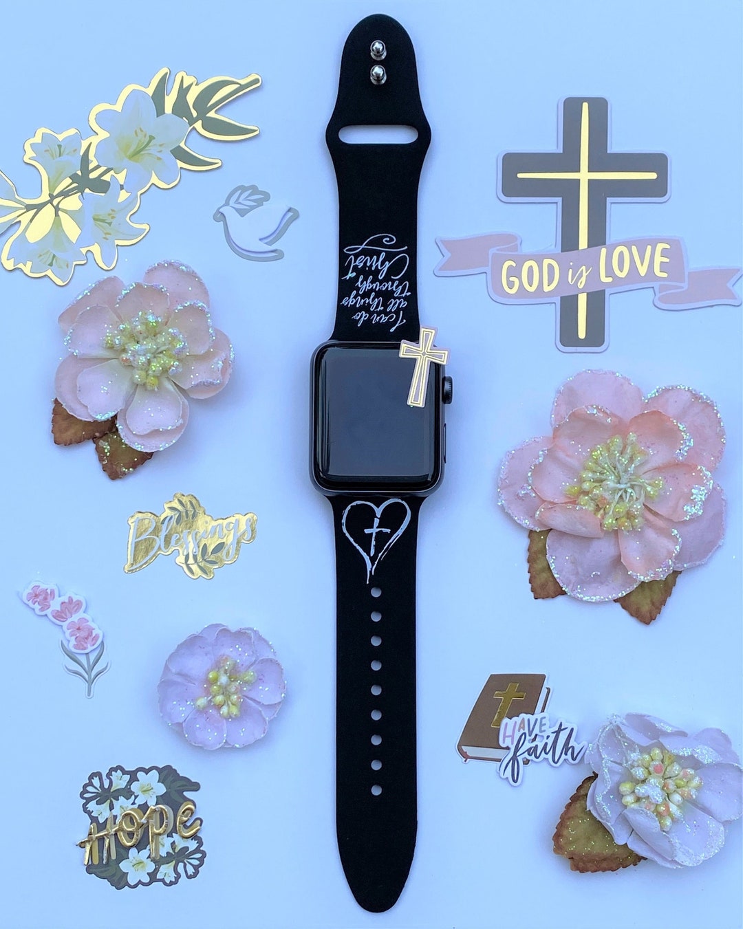 Cross Watch Band 38mm 40mm 41mm 42mm 44mm 45mm S/M M/L Series 1,2,3,4,5 ...