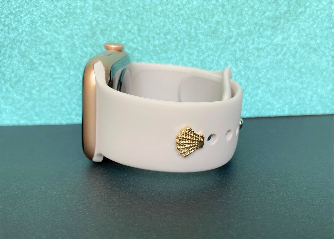 Seashell Watch Band Charm for Apple Watch, Fitbit, Watch Sports Band ...