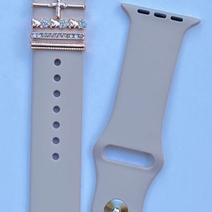 Cross Stackable Watch Band Charms for Apple Watch, Fitbit, Watch Sports ...