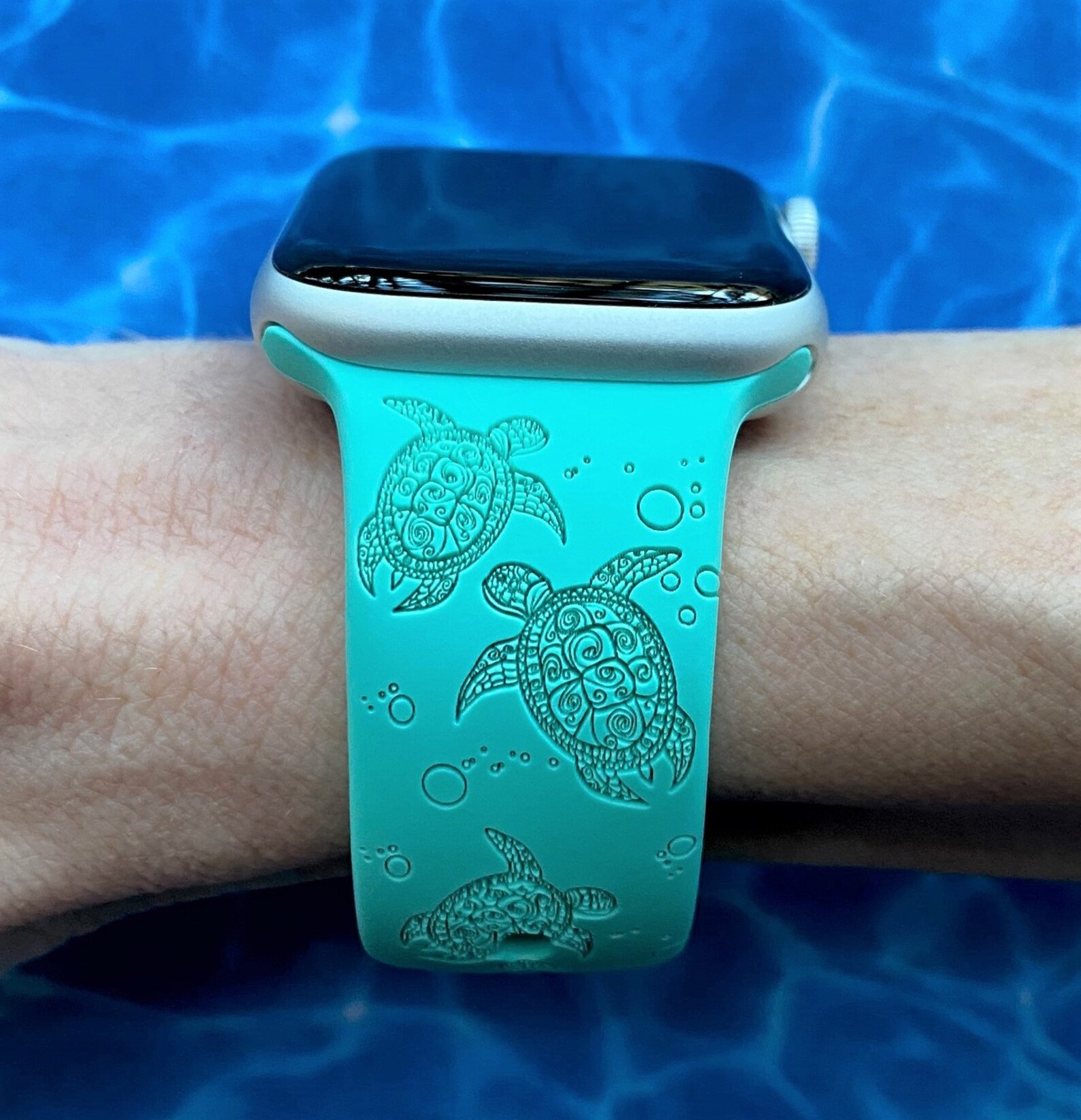 Turtles Watch Band 38mm 40mm 41mm 42mm 44mm 45mm S/M M/L Series 1,2,3,4 ...