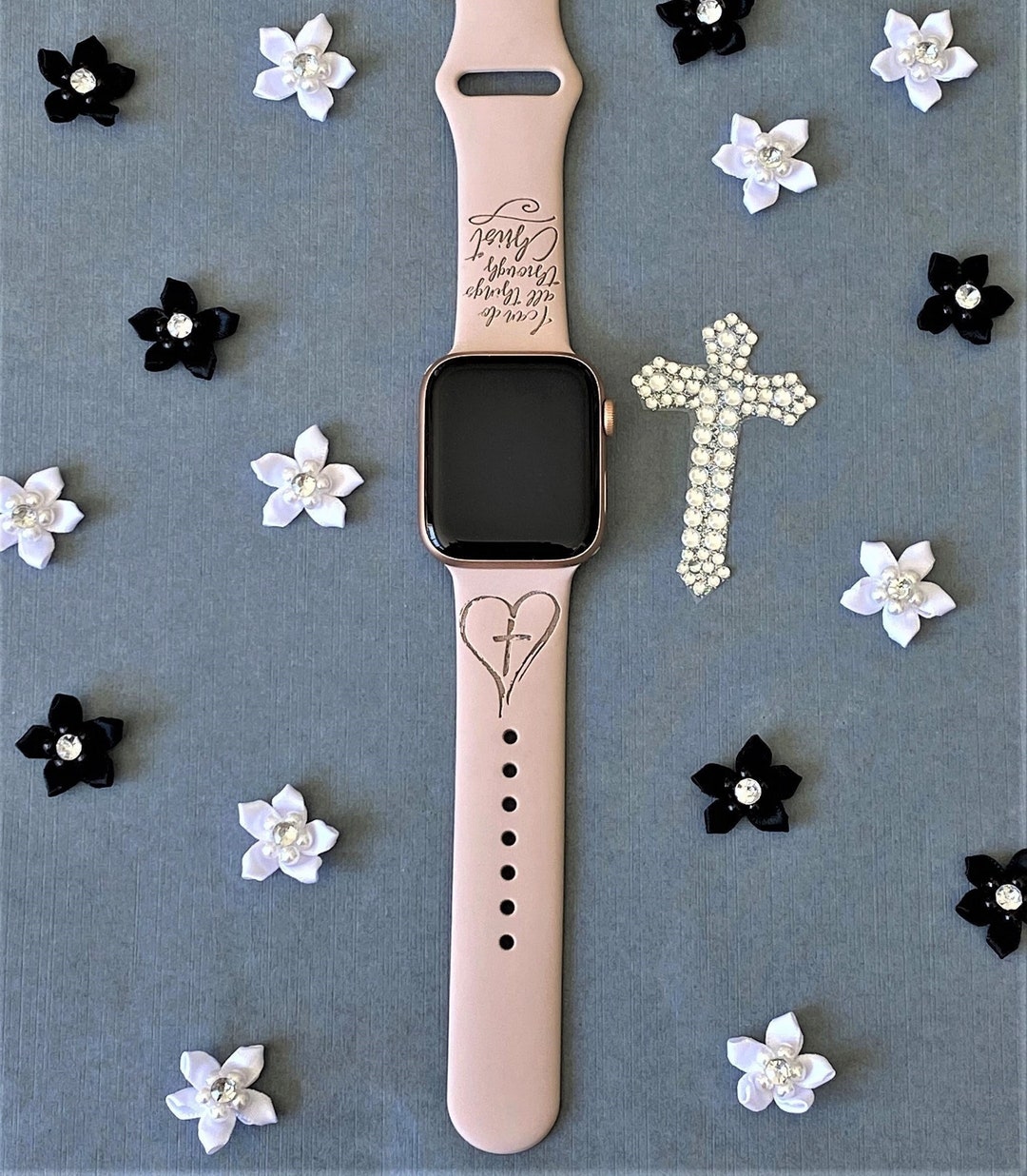 Cross Watch Band 38mm 40mm 41mm 42mm 44mm 45mm S/M M/L Series 1,2,3,4,5 ...
