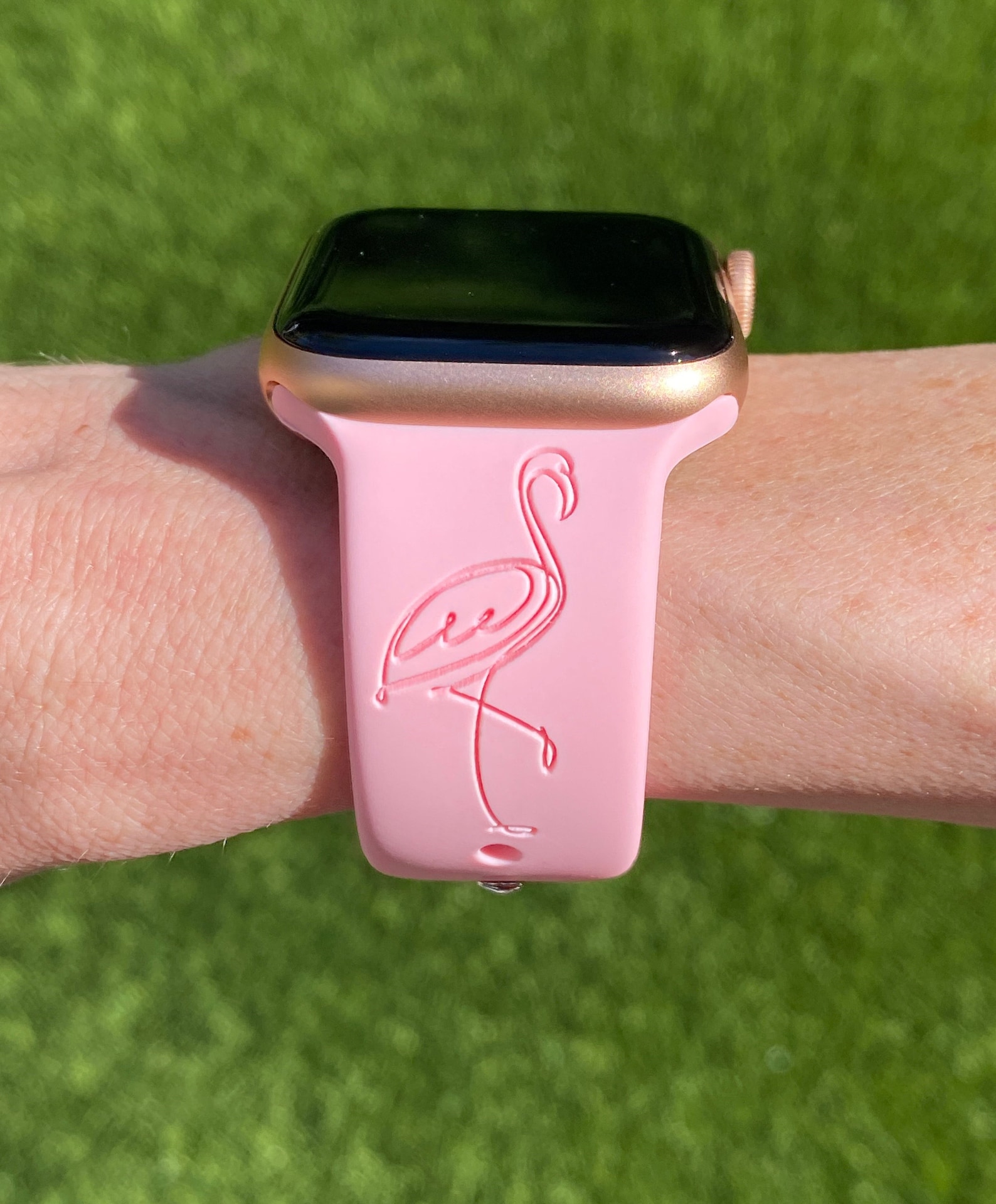 Pink Flamingo Watch Band 38mm 40mm 41mm 42mm 44mm 45mm S/M M/L - Etsy