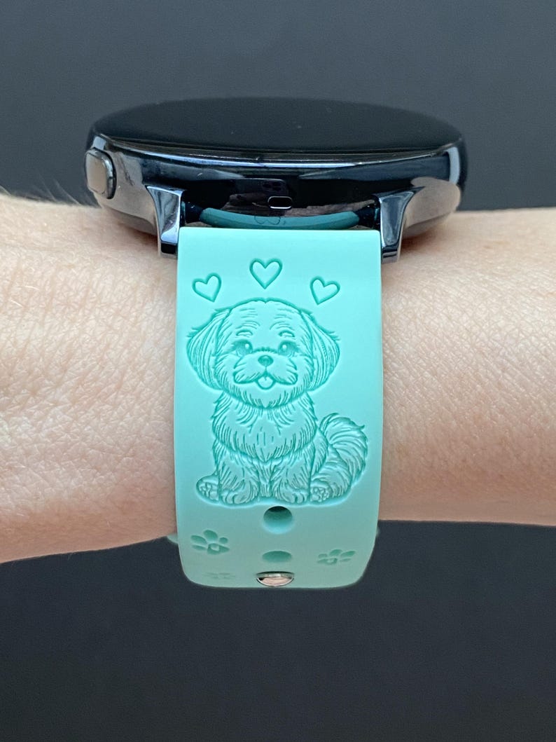 Happy Shih Tzu Dog Watch Band 20mm Dog Watchband Replacement - Etsy