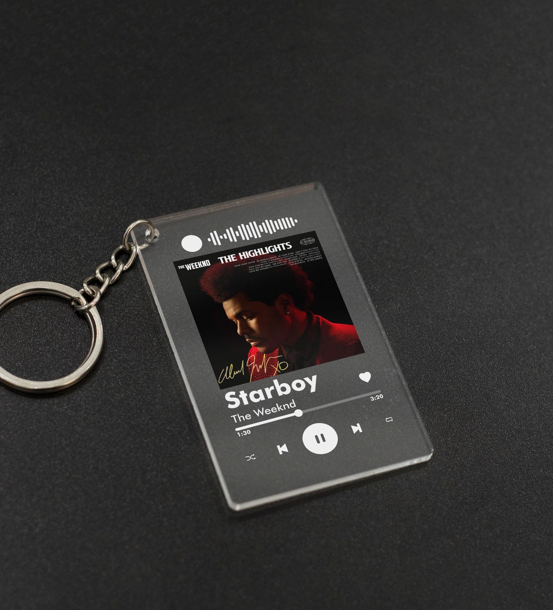 The Weeknd Album 2021 Keychains The Weeknd Keychain with | Etsy