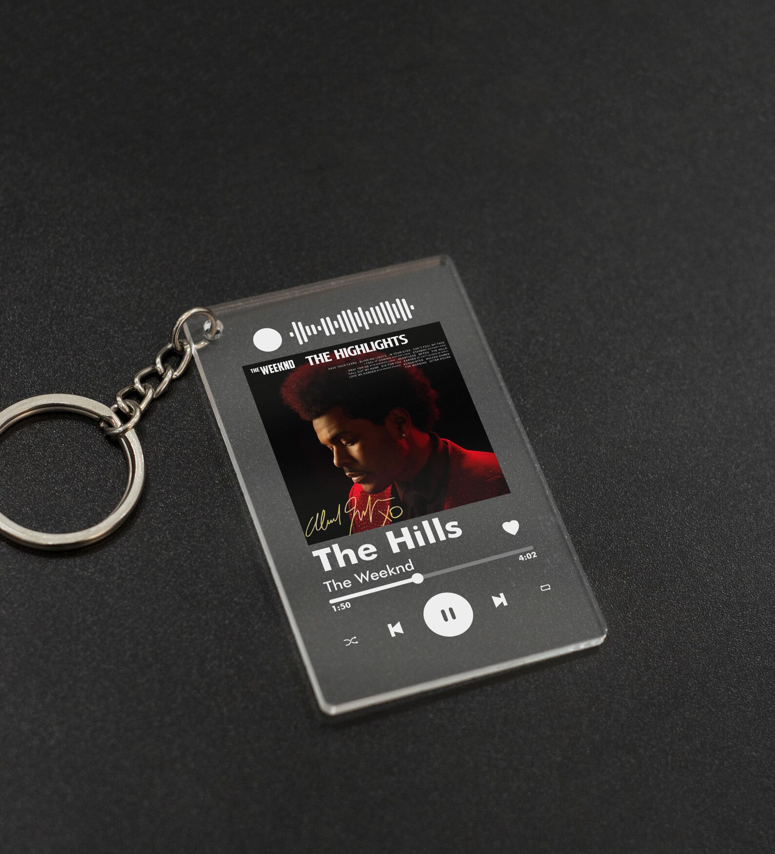 The Weeknd Album 2021 Keychains The Weeknd Keychain with | Etsy