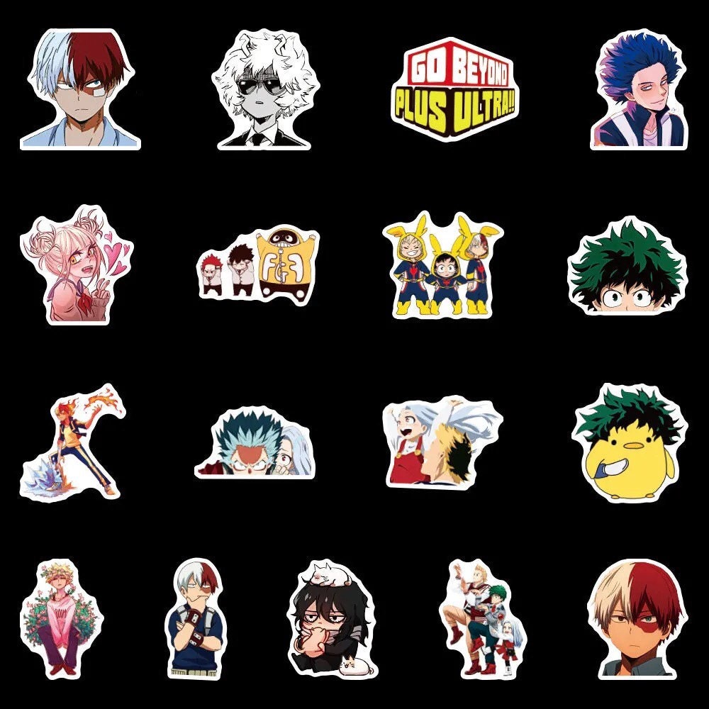MHA Sticker My Hero Academia Sticker Anime Sticker | Etsy
