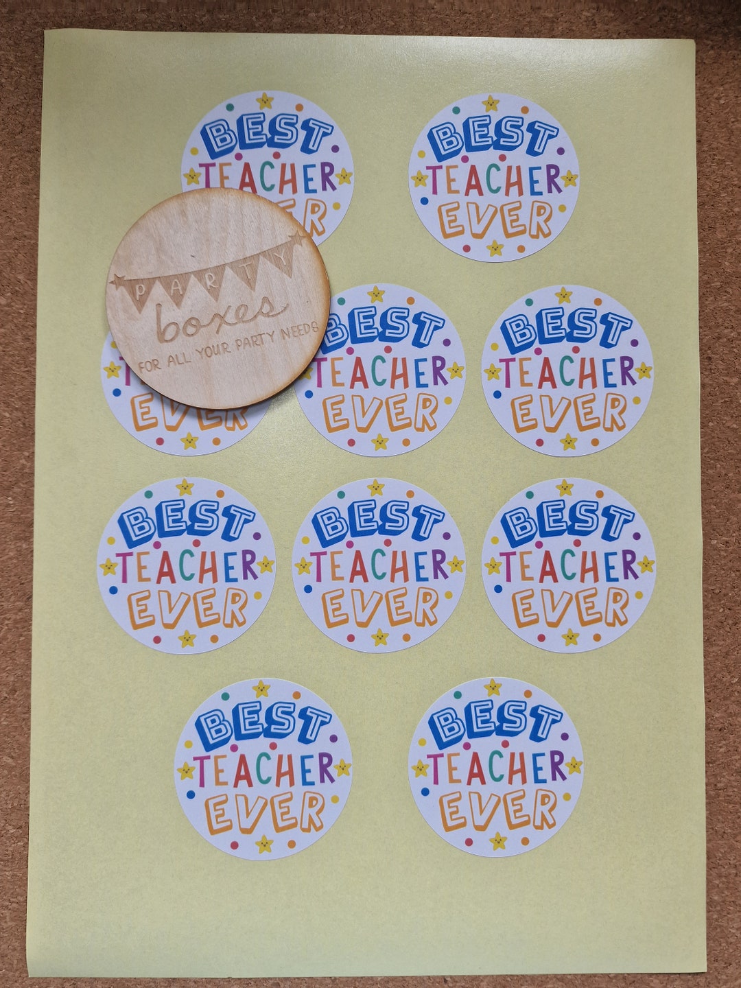 Best Teacher Ever Stickers, Thank You Stickers, Best Teacher, End of ...