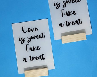 Sweet Cart Signs - Etsy UK