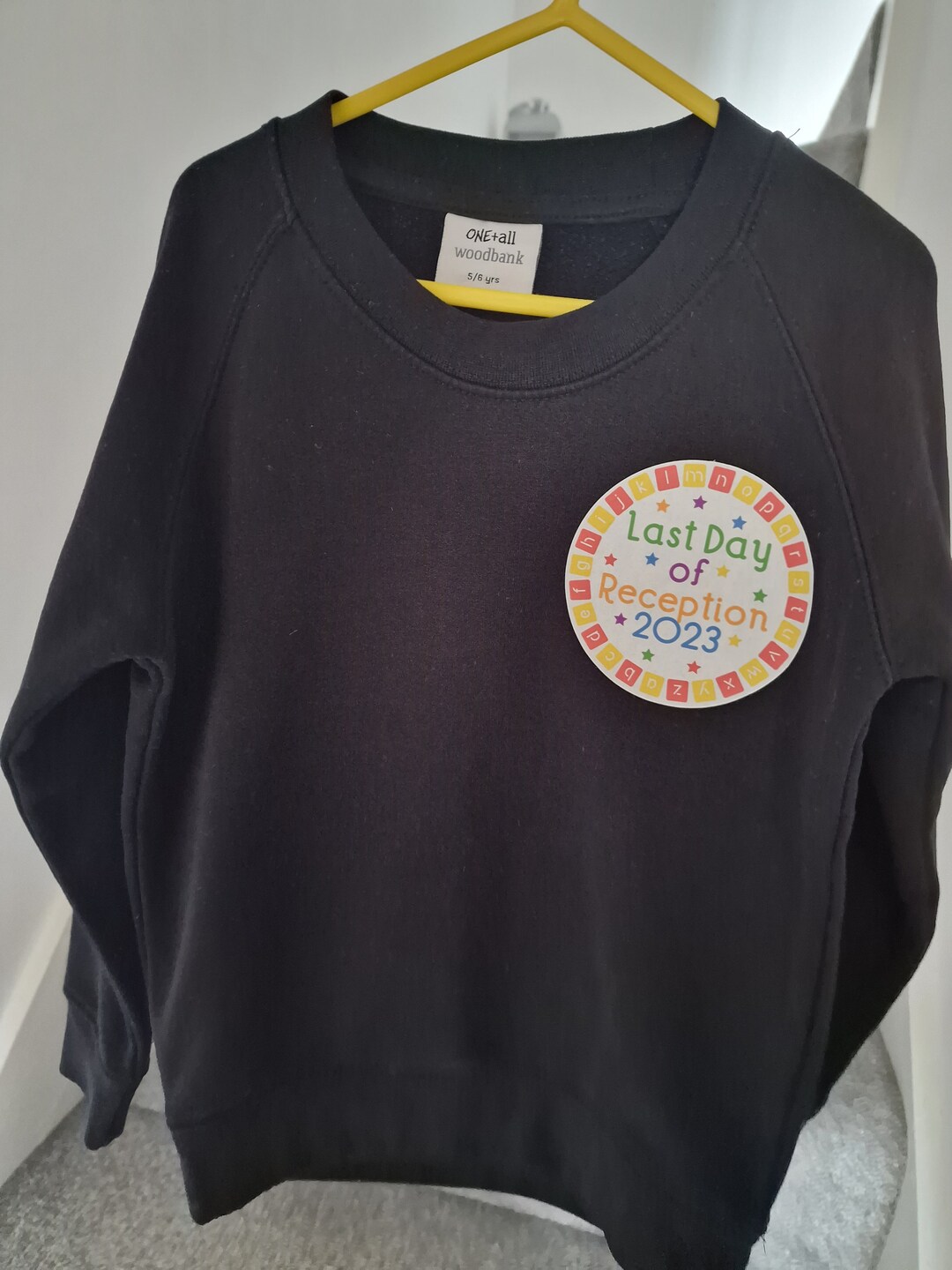 First Day of School Sticker, First Day of Nursery, First Day of ...