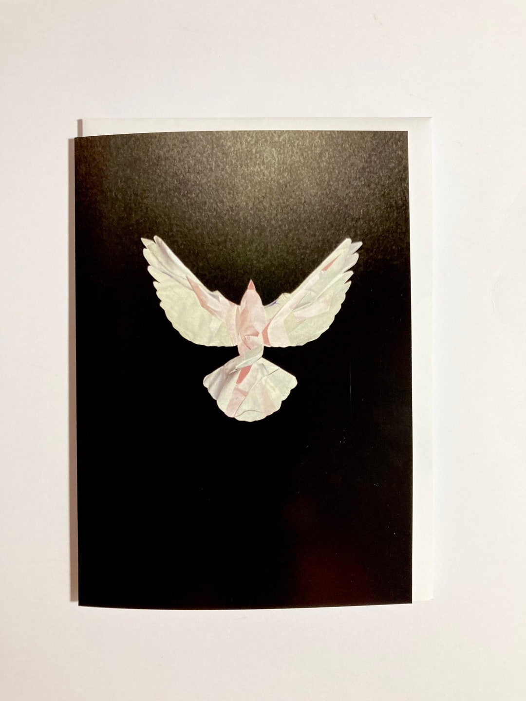 Card - Peace - Paper Dove Greeting Card - Etsy