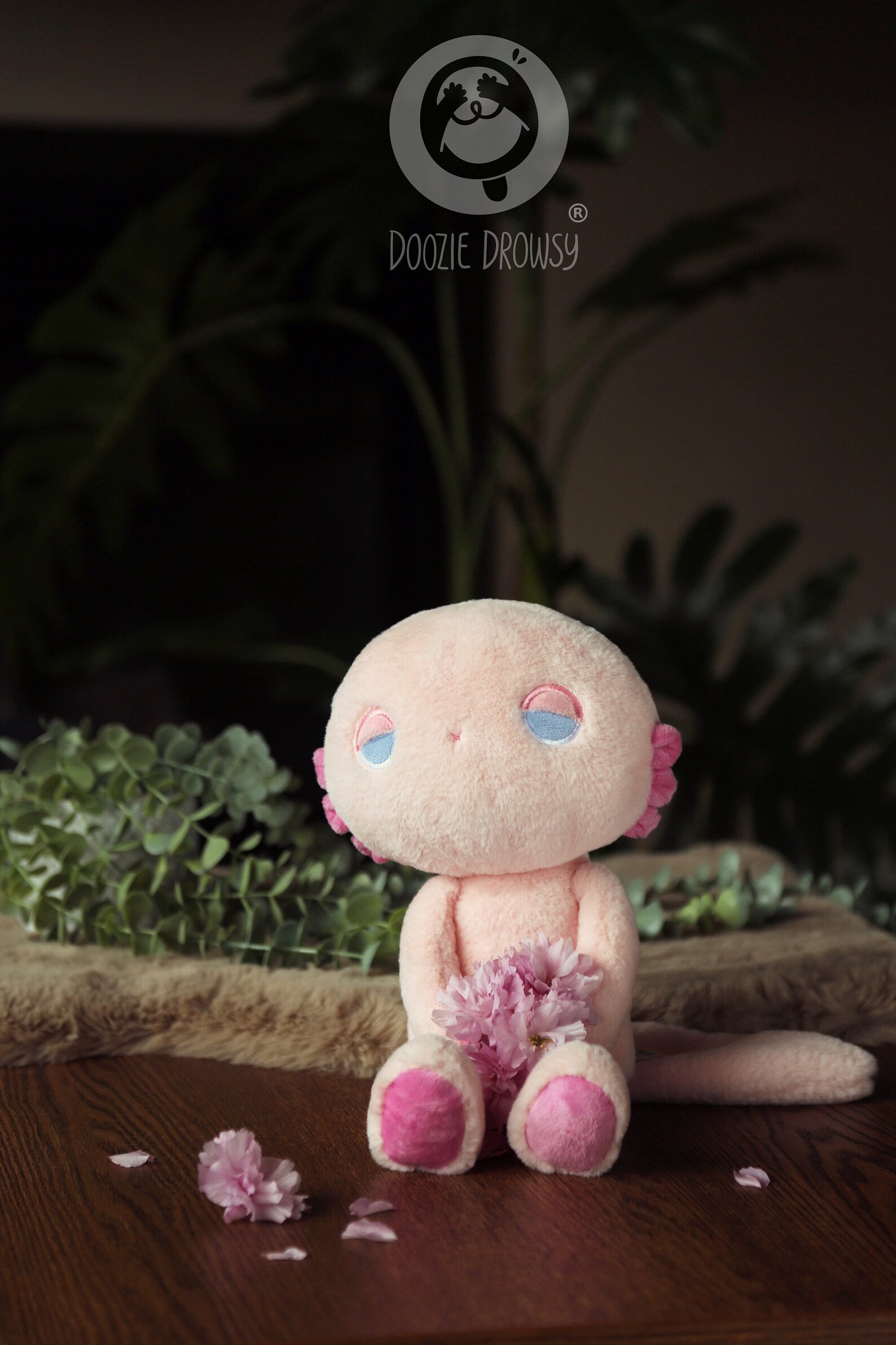 Ronron the Axolotl Doozie Drowsy Cute Plushie Plush Toy - Etsy UK