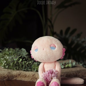 Ronron the Axolotl | Doozie Drowsy, Cute Plushie, Plush Toy, Unique ...