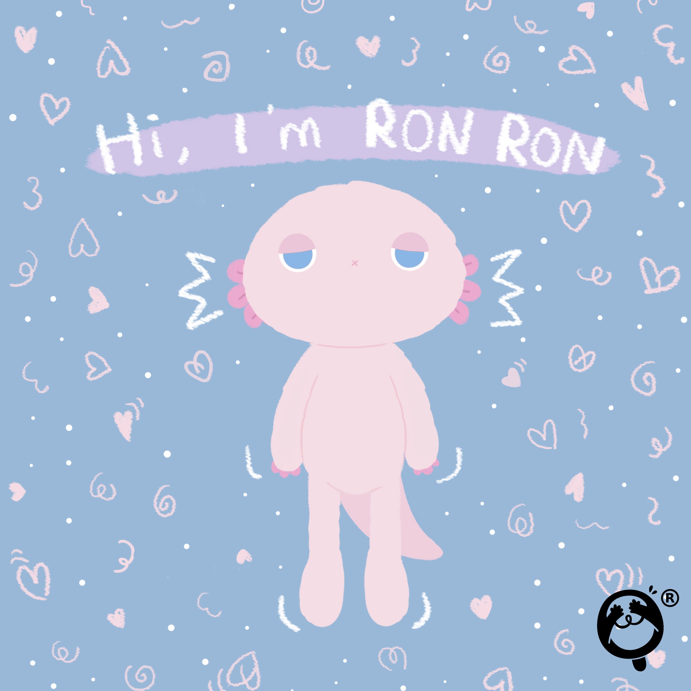 Ronron the Axolotl Doozie Drowsy Cute Plushie Plush Toy - Etsy Canada