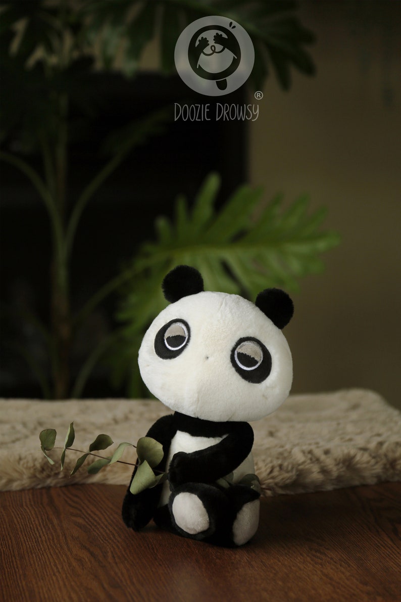 Pompon the Panda Plushie: Doozie Drowsy Stuffed Animal Sleeping Buddy ...