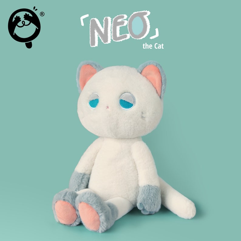 Neo the Cat Plushie: Doozie Drowsy Stuffed Animal Sleeping Buddy - Etsy