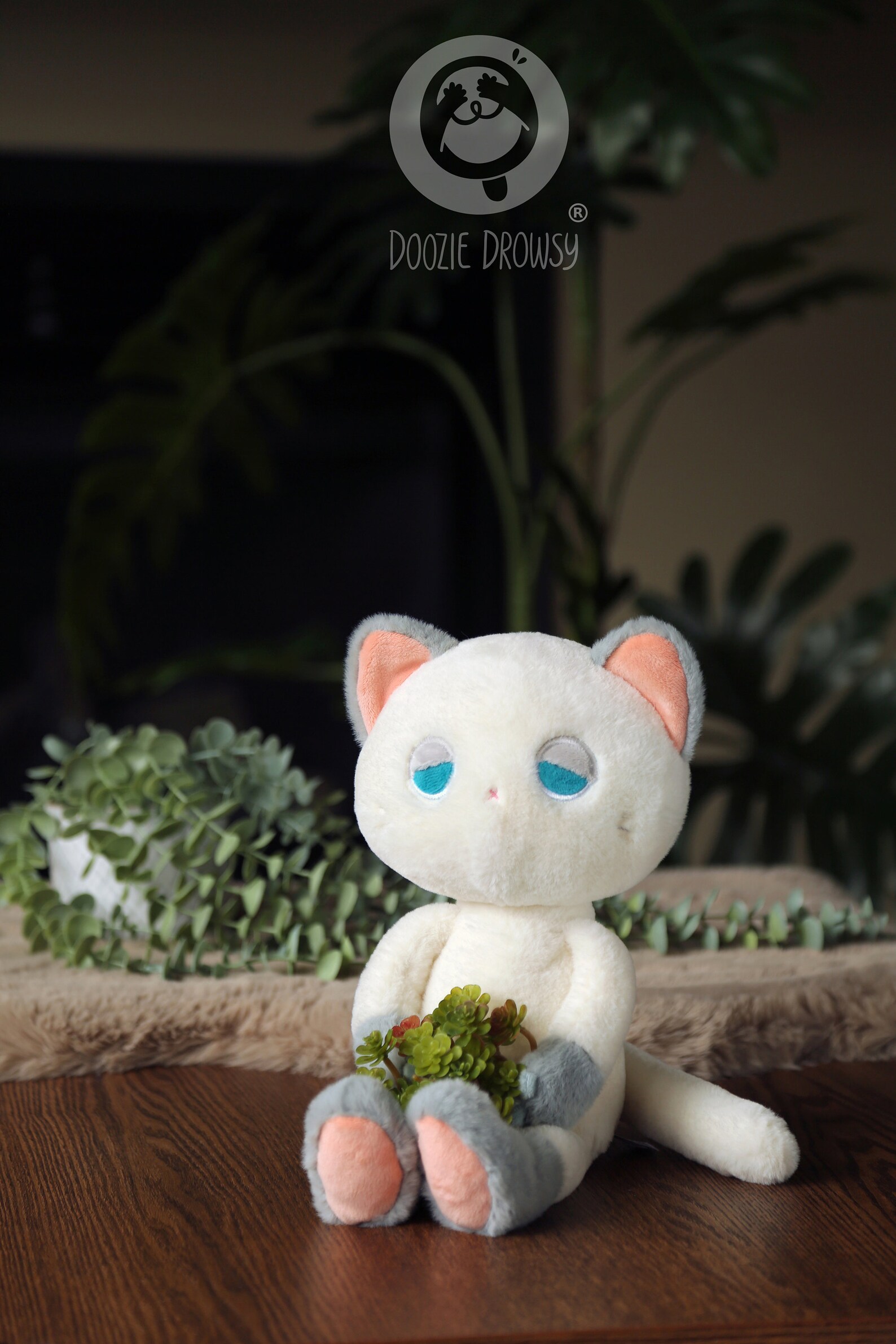 Neo the Cat Plushie: Doozie Drowsy Stuffed Animal Sleeping Buddy - Etsy