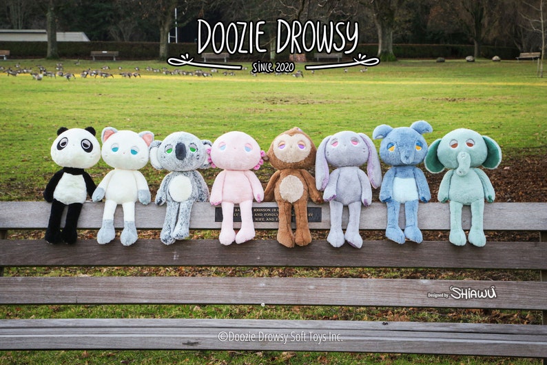 Neo the Cat Plushie: Doozie Drowsy Stuffed Animal Sleeping Buddy - Etsy