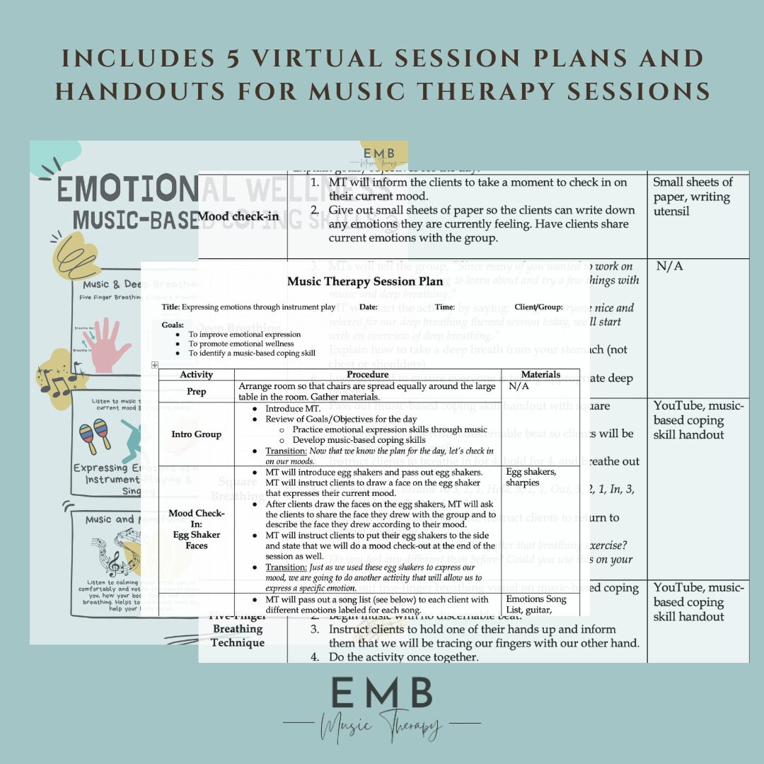 Music-based Coping Skills to Promote Emotional Wellness: Music Therapy ...