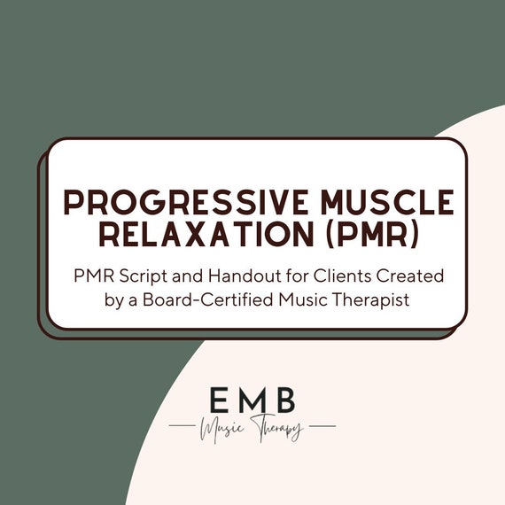 Progressive Muscle Relaxation PMR Script and Handout for | Etsy